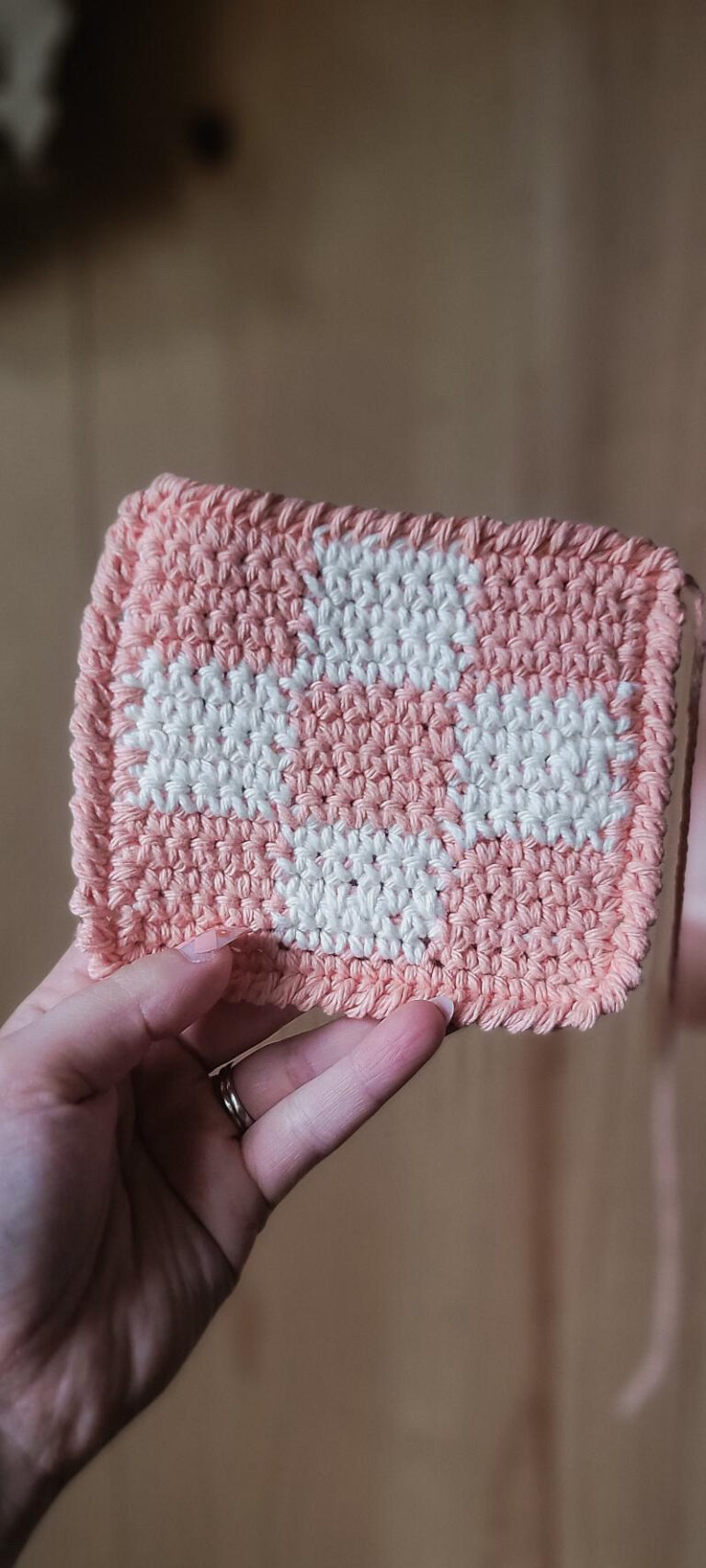 The Checkered Coasters: A FREE Checkered Crochet Pattern - Stuck on You ...