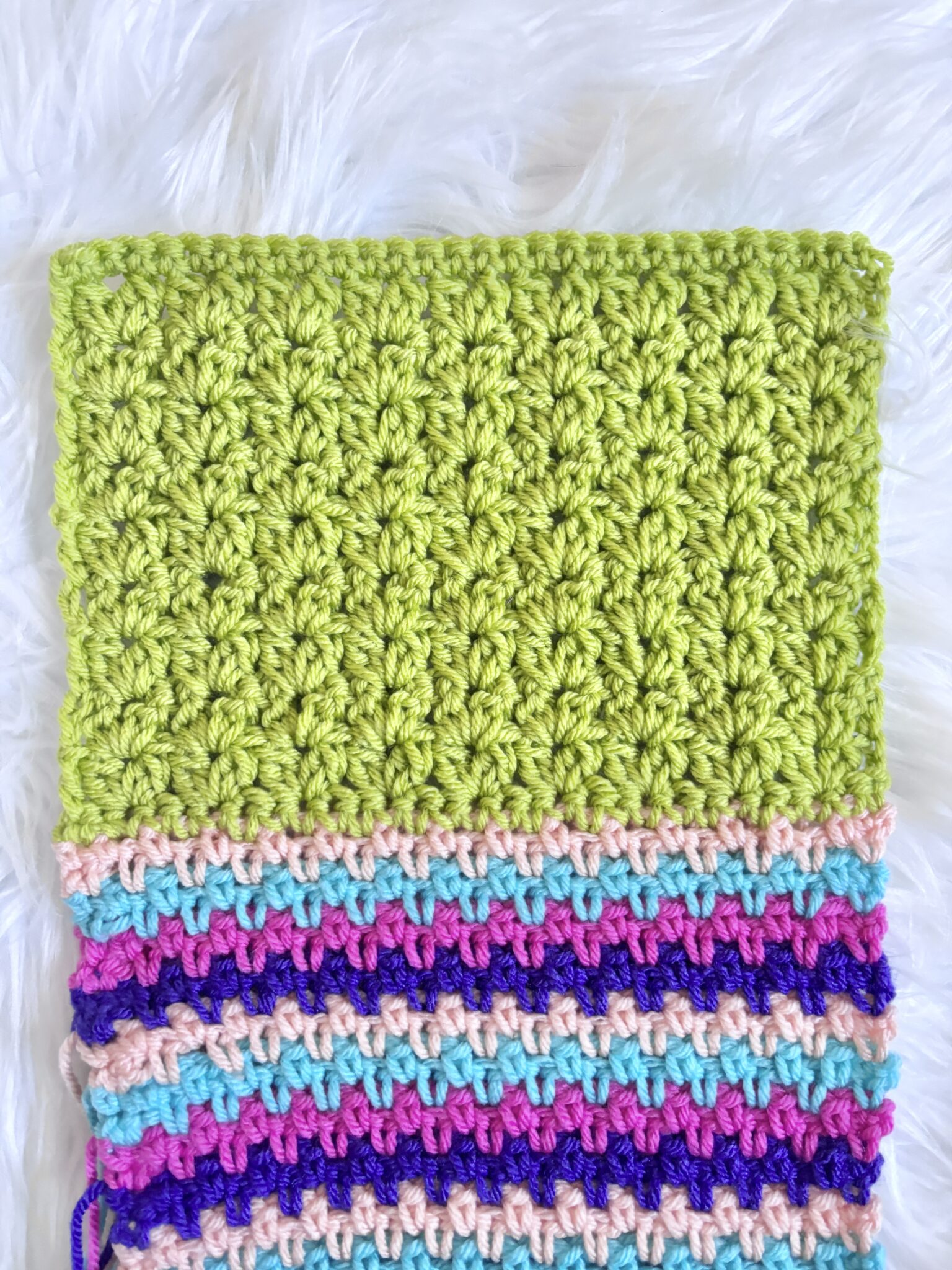 How to Crochet the Cluster V-Stitch - Stuck on You Crochet