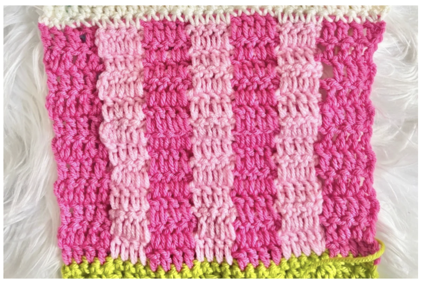 How to Crochet Vertical Stripes - Stuck on You Crochet